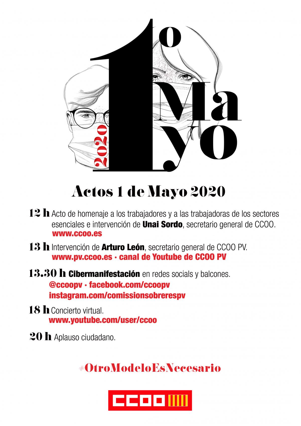 Un Primero de Mayo con una 'ciber manifestación' desde los balcones y ...