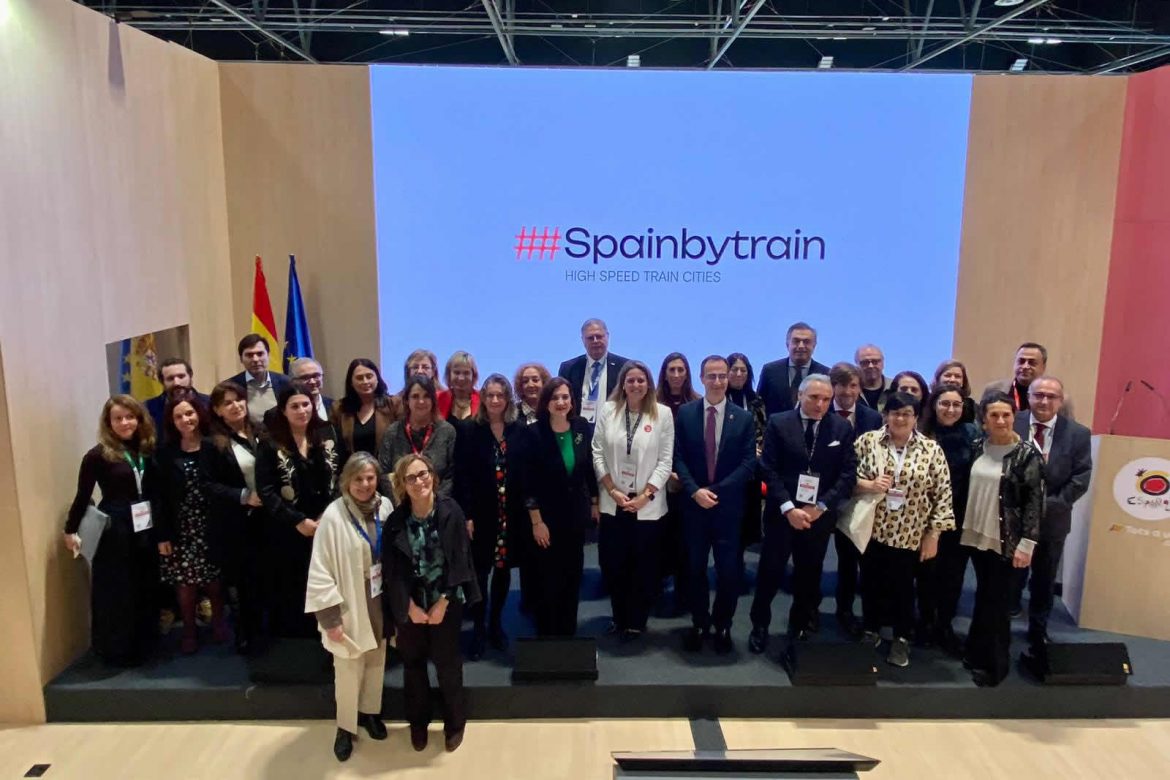 Villena, en la presentación de la nueva marca ‘Spain by Train’, que ...