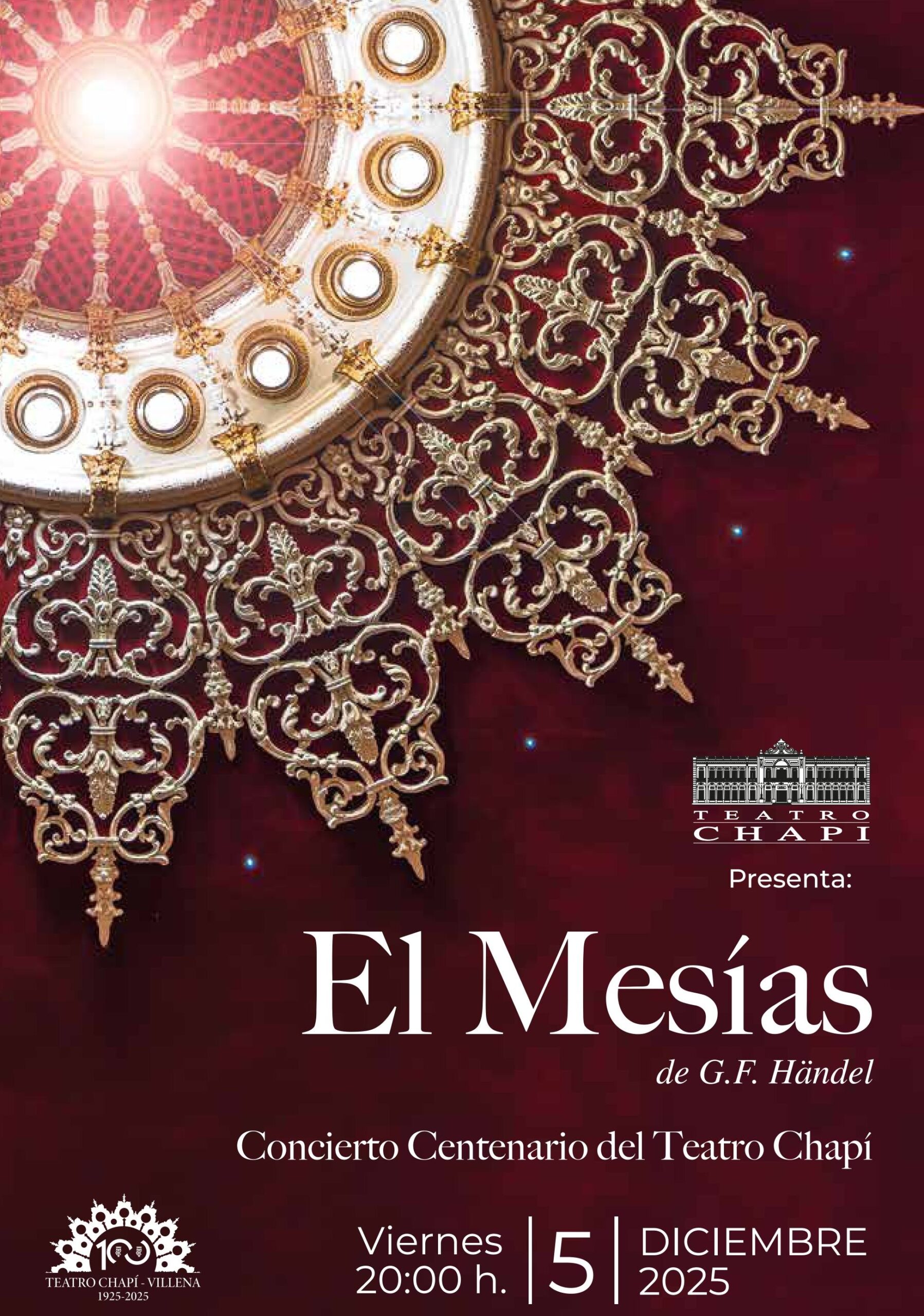 “El Mesías” de Händel para celebrar el centenario del Teatro Chapí - El Periódico de Villena
